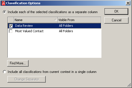 Other Fields – InterAction Windows Client