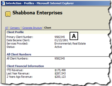 Overview of Additional Fields – InterAction Windows Client