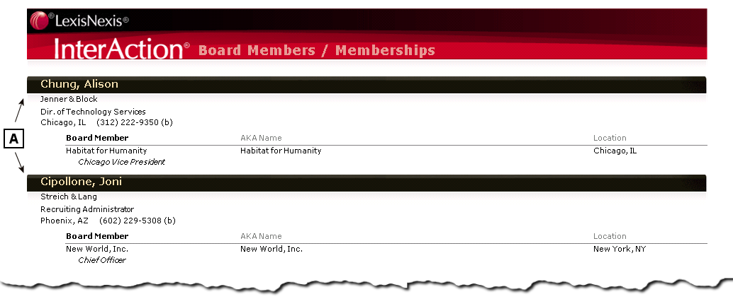 Grouping Information – InterAction Windows Client
