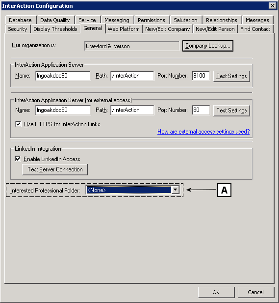 Tracking Business Development Interest – InterAction Windows Client