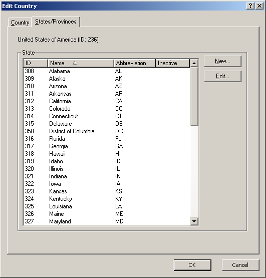 Country Configuration – InterAction Windows Client