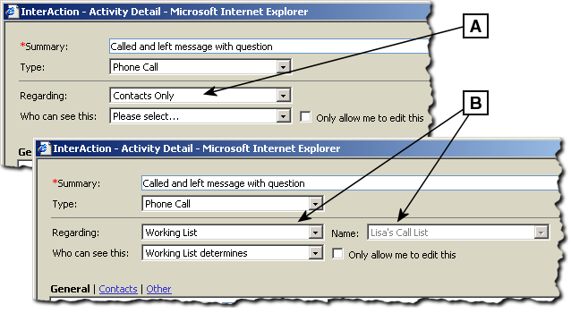 Folder Concepts – InterAction Windows Client